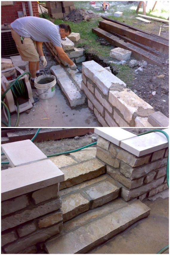 Flagstone Steps | Brickpoint Construction Chicago